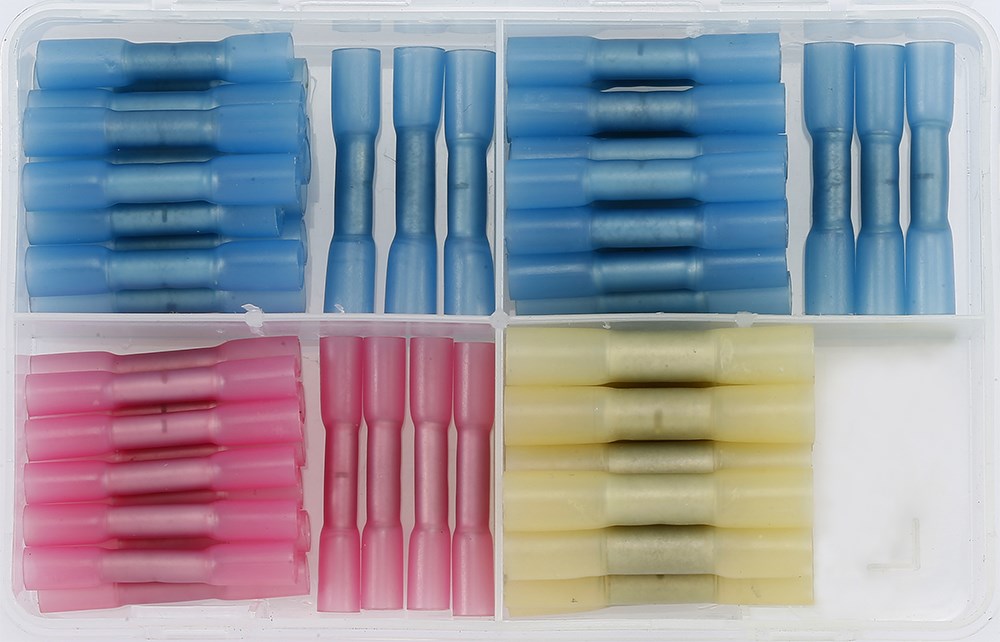 Quetschverbinder mit Schrumpfschläuche Sortiment 60-tlg. | ART10803008