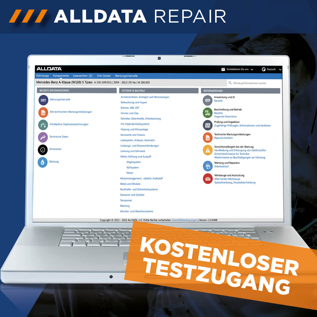 ALLDATA Repair - Dein Zugang zu originalen Reparaturdaten